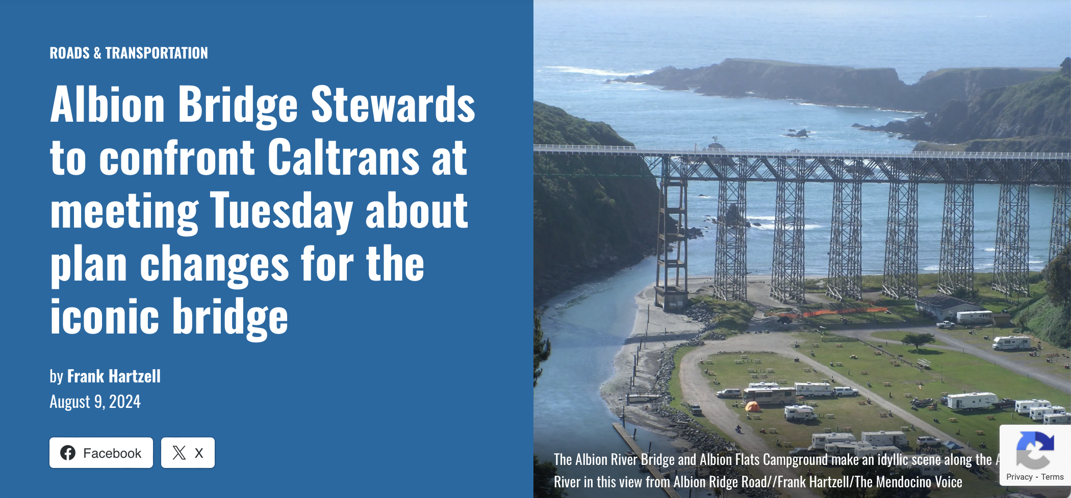 Mendocino Voice article about Caltrans’ plans and our response | Albion ...